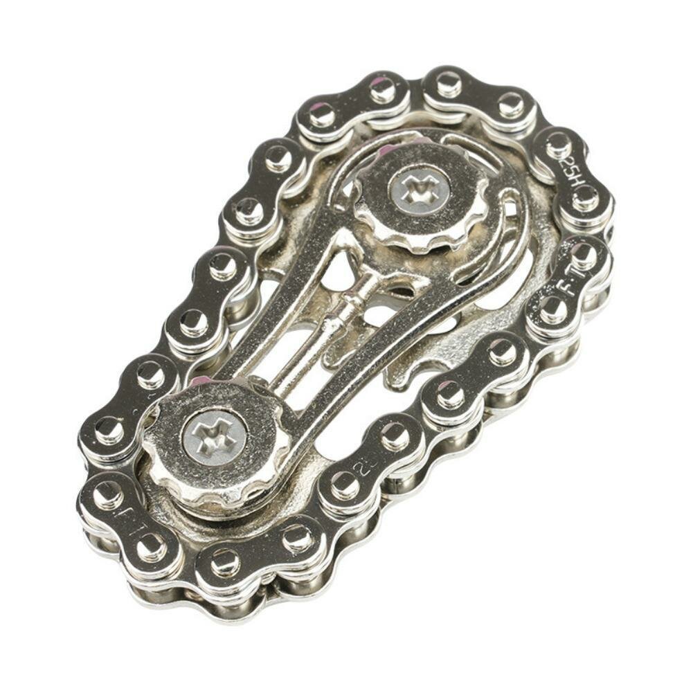 Декомпрессионная игрушкасдвггироскоп на кончиках пальцевЦепи и шестерни, антистресс , приносит ясность мыслей, арт-терапия