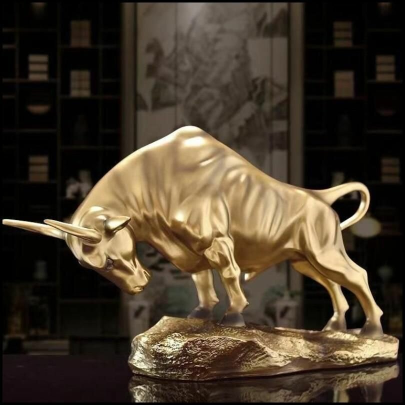 Статуэтка Золотой телец, символ богатства-