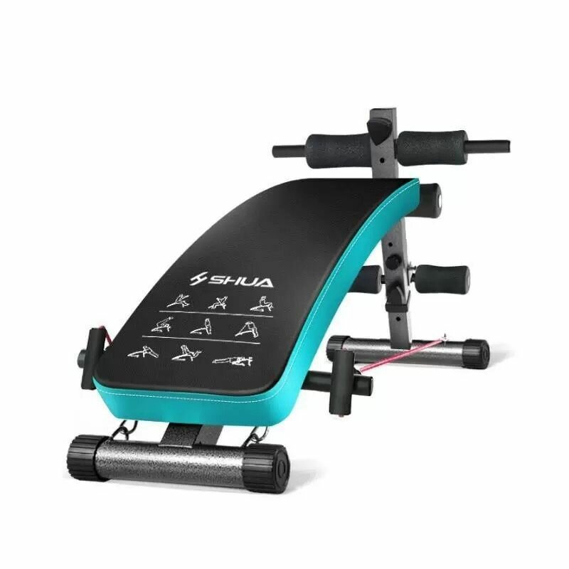 SHUA Скамья спортивная для проработки мышц пресса наклонная