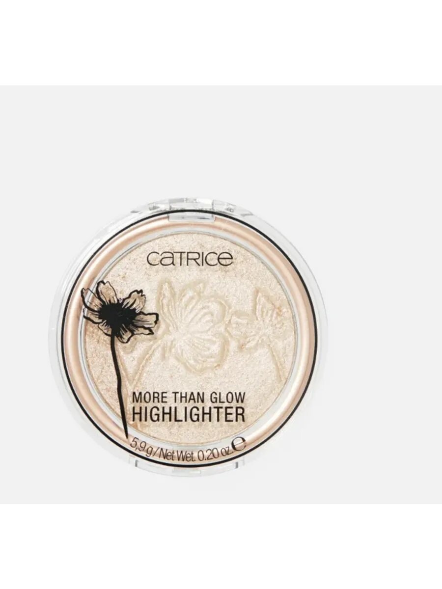 Пудра-Хайлайтер Catrice "More than Glow" 010, веганская, шелковистая, 3 оттенка