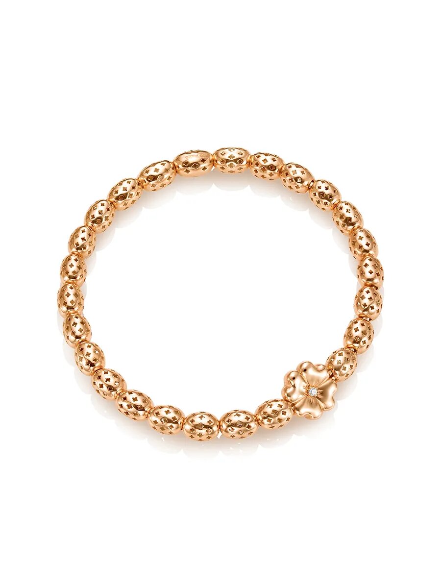 Браслет, серебро, 925, 585 проба, золочение, фианит