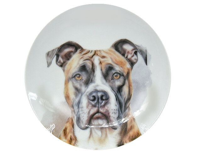 Тарелка суповая Мой питомец Бакс фарфор 20,5см Добрушский фарфоровый завод