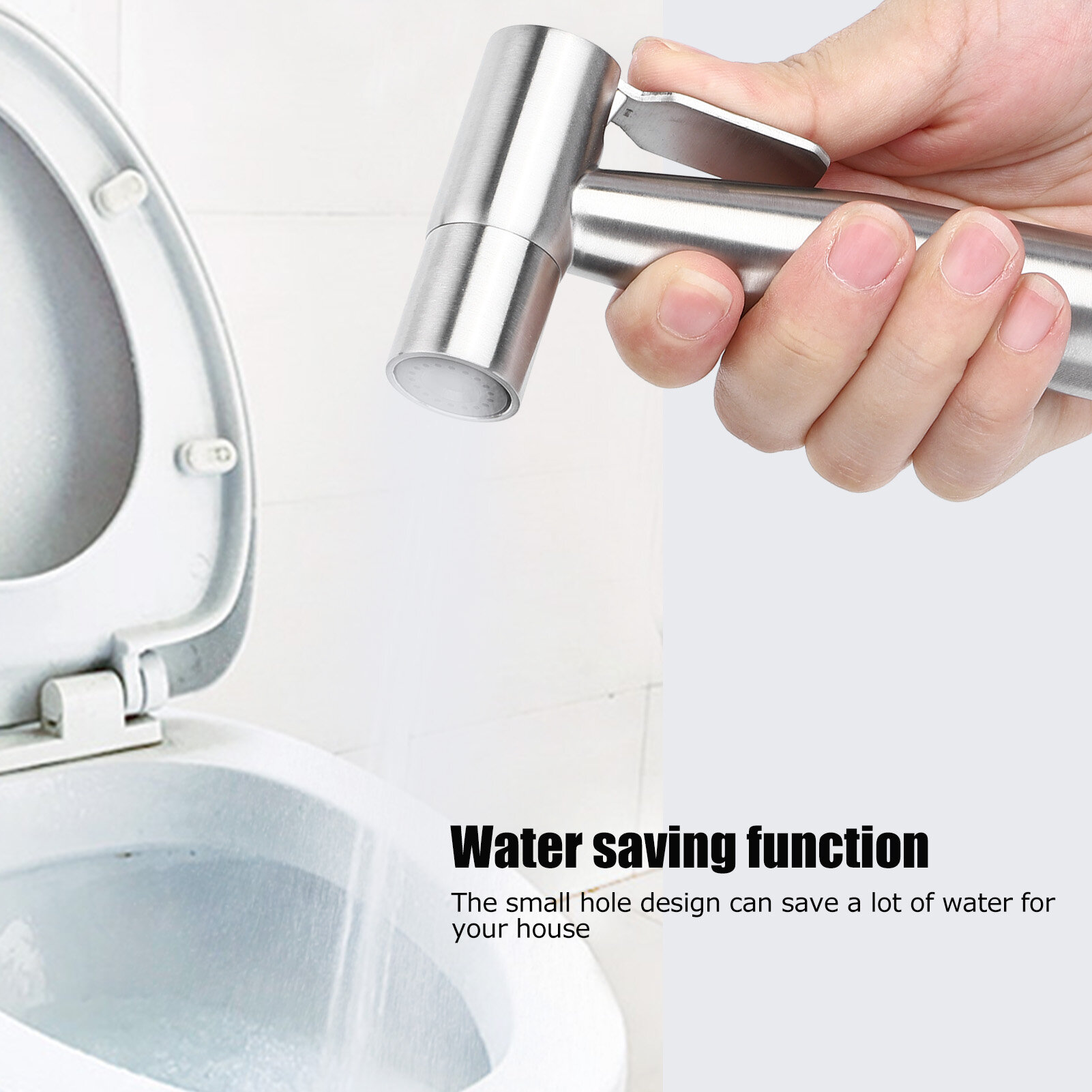 G1/2 распылитель для унитаза и биде, ручная насадка для биде из нержавеющей стали, аксессуары для ванной комнаты