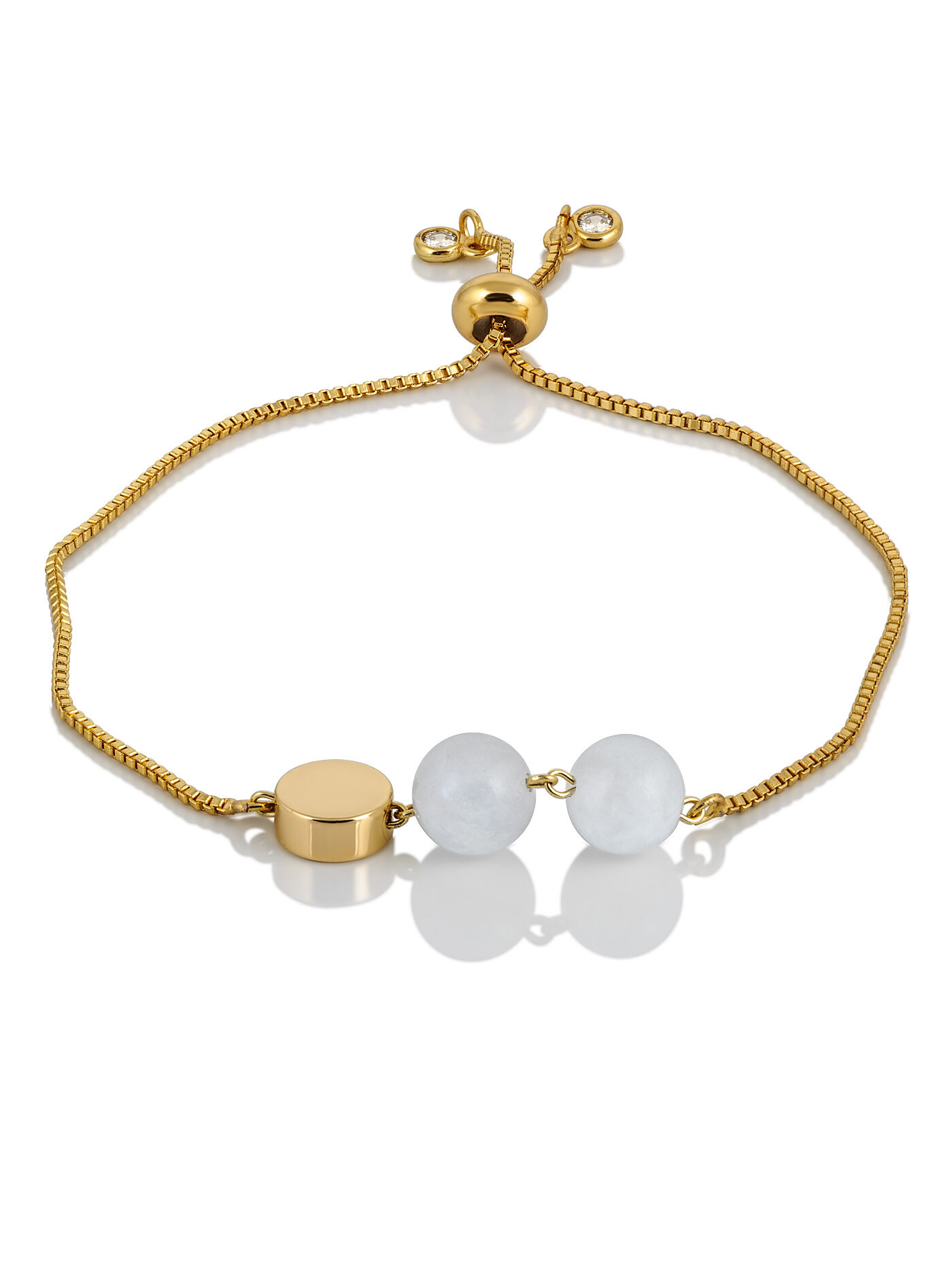 Браслет, лунный камень