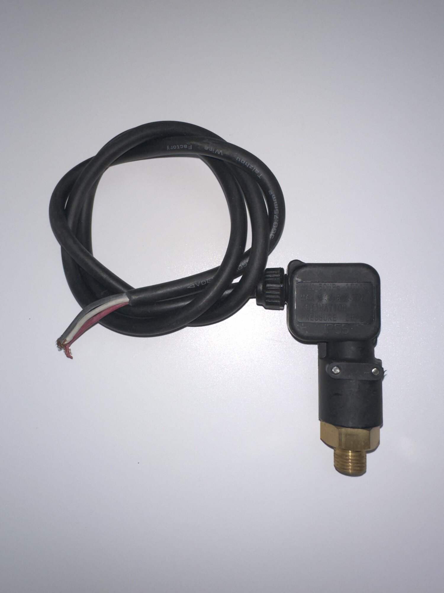 Датчик давления, микровыключатель к плунжерному насосу универсальный резьба1/4 (0т 30 до 500 бар)