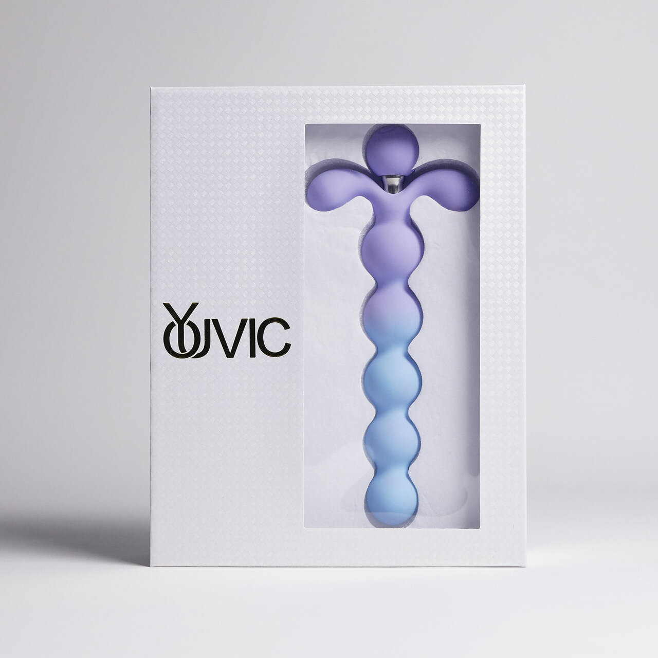 Анальная ёлочка с вибрацией и съемной металлической вибропулей - 16.40 см