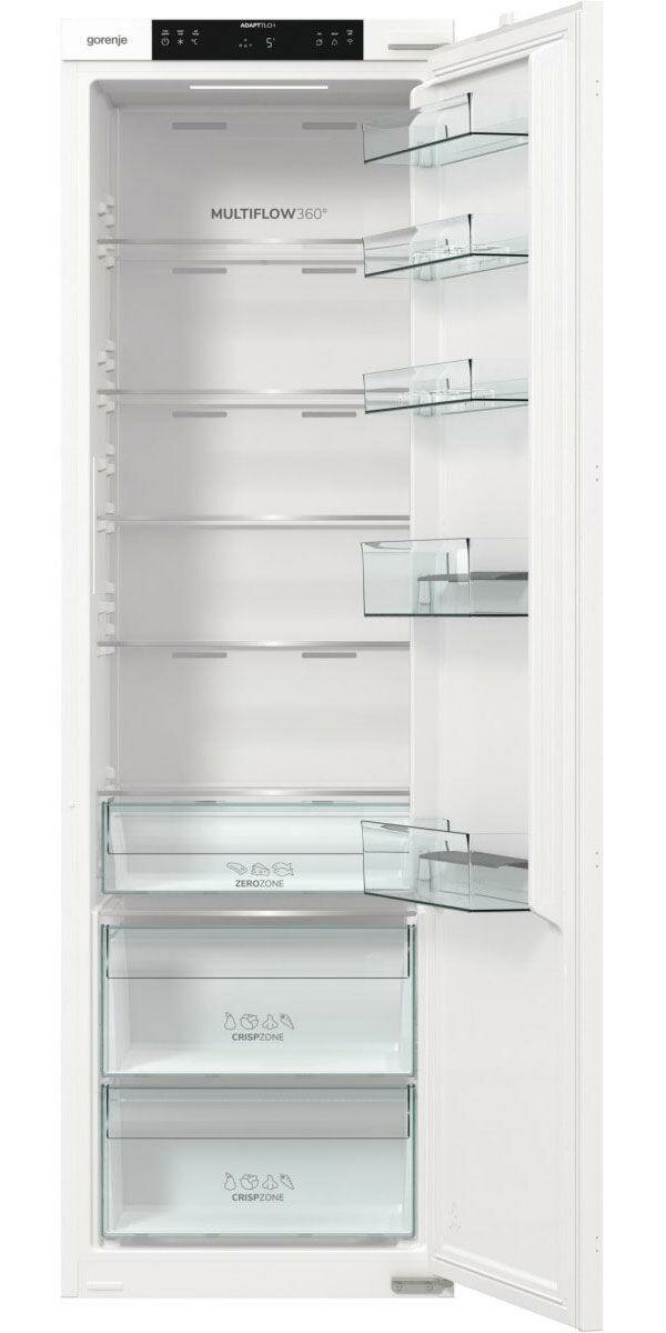 Холодильник встраиваемый Gorenje RI517E41WF однокамерный, зона свежести, дисплей