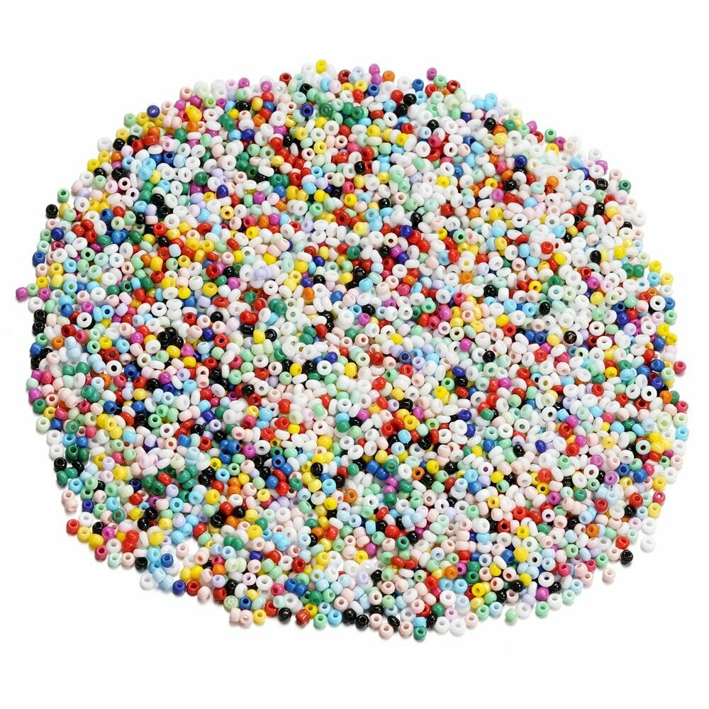 Бисер чешский для рукоделия плетения вышивания 10 гр 2 мм Бисер стеклянный