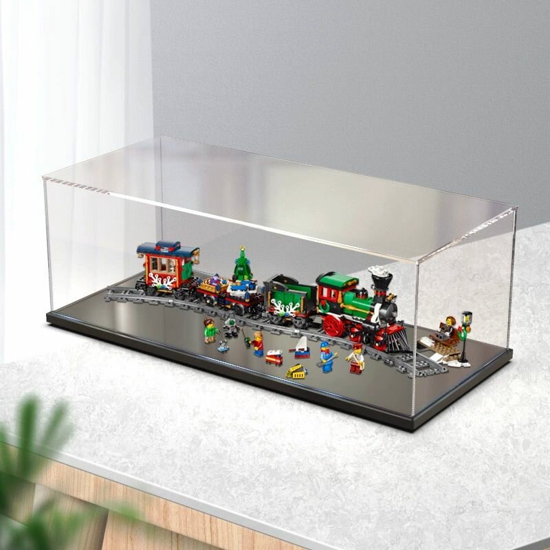 Ящик для хранения, акрилик, черный матовый, 60х25х20 см, 1 шт