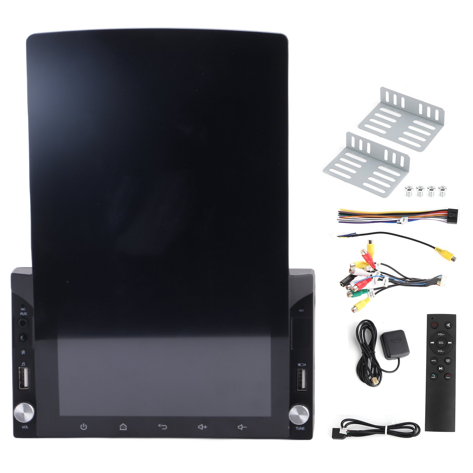 10.1-дюймовый автомобильный мультимедийный видеоплеер Bluetooth GPS дисплей стерео радио 1+32G для Android 13