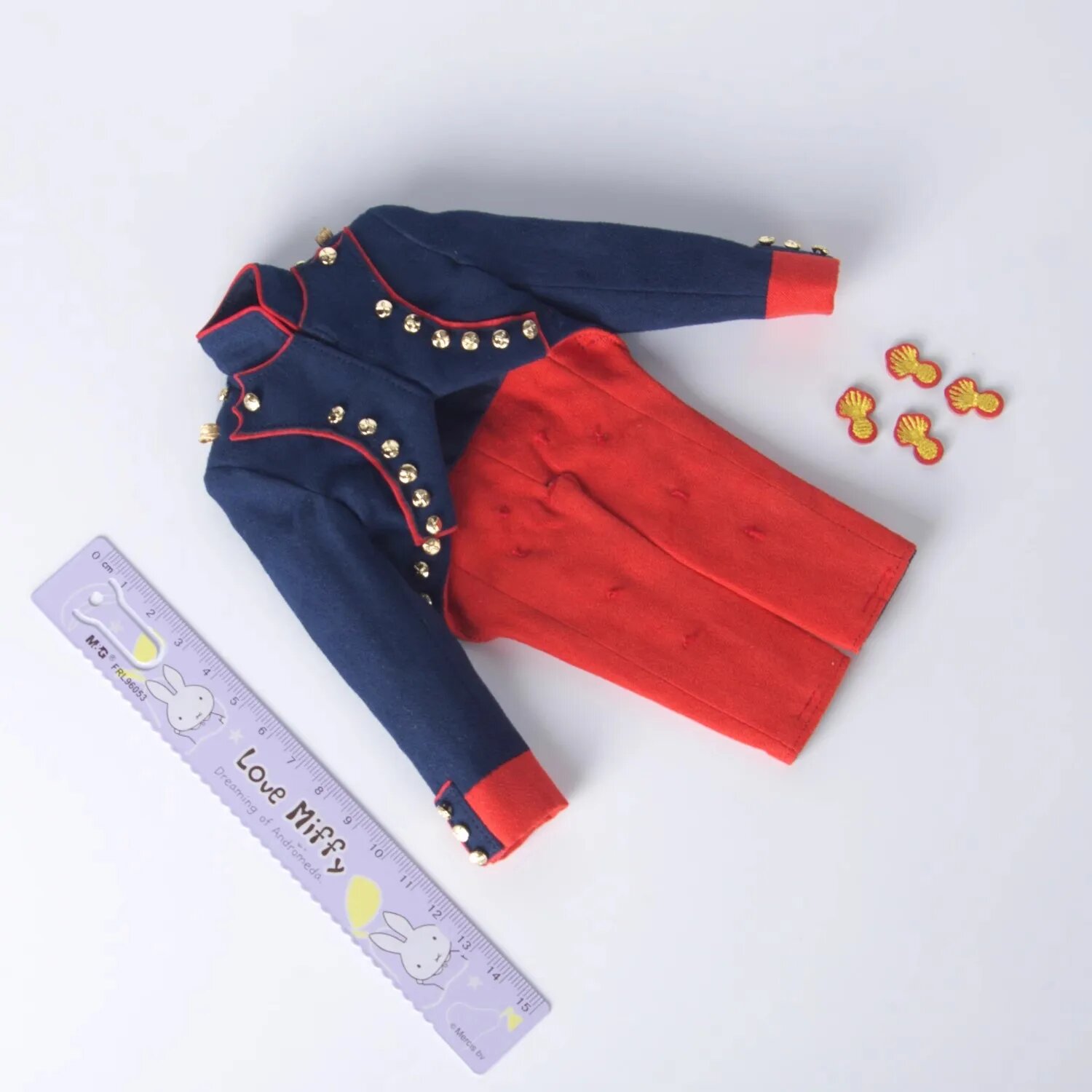 BROWN ART 1/6 Французский офицер Наполеона Пальто для фигурки 12 дюймов BTC-010B