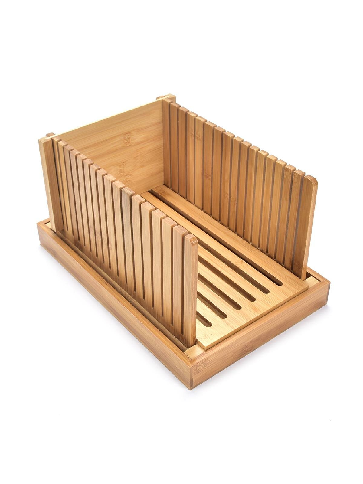 Складная бамбуковая деревянная хлеборезка, руководство по нарезке тостов и хлеба