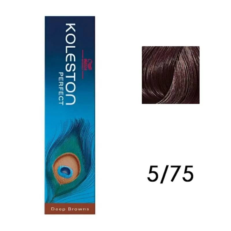 WELLA Koleston perfect 5/75 5/75 Стойкая крем краска Koleston 60мл