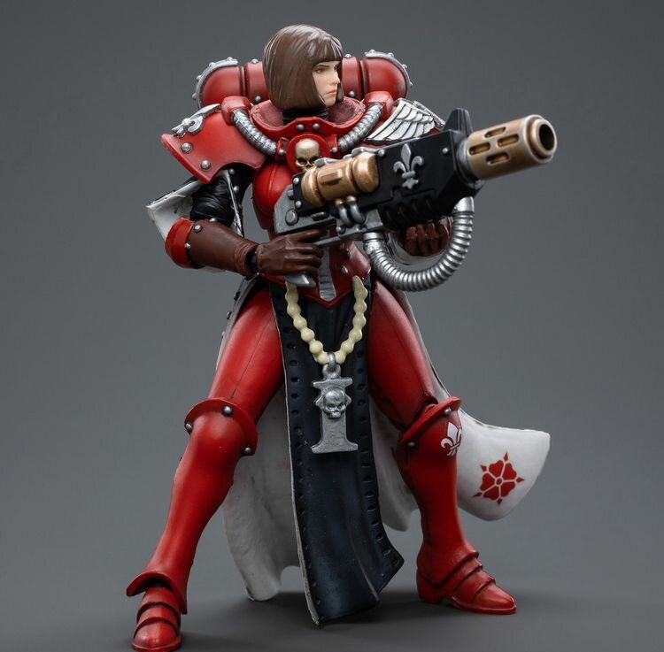 Подвижная миниатюра Вархаммер 40000 Адепта Сороритас Боевая Сестра Лонелл(Warhammer 40k Adepta Sororitas Battle Sister Lonell) -HE
