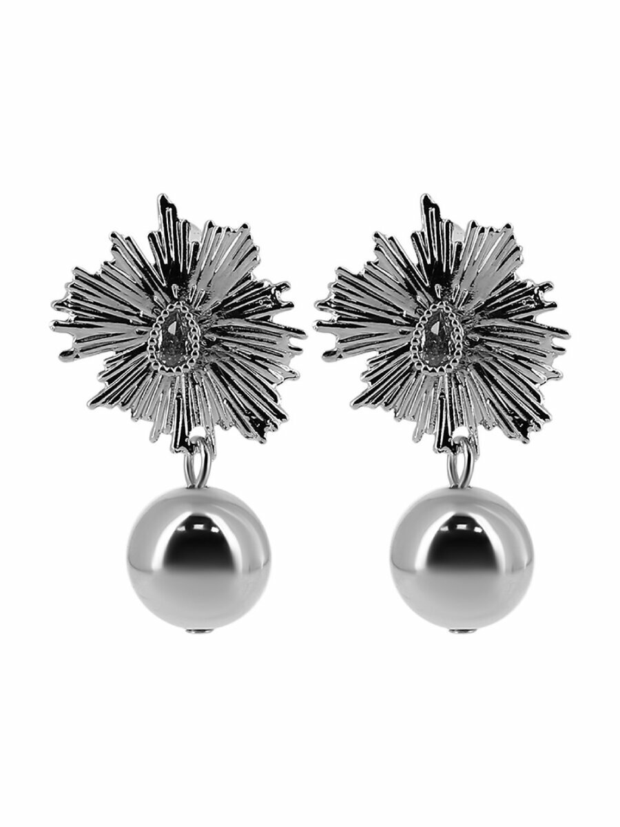 Серьги с подвесками, стекло