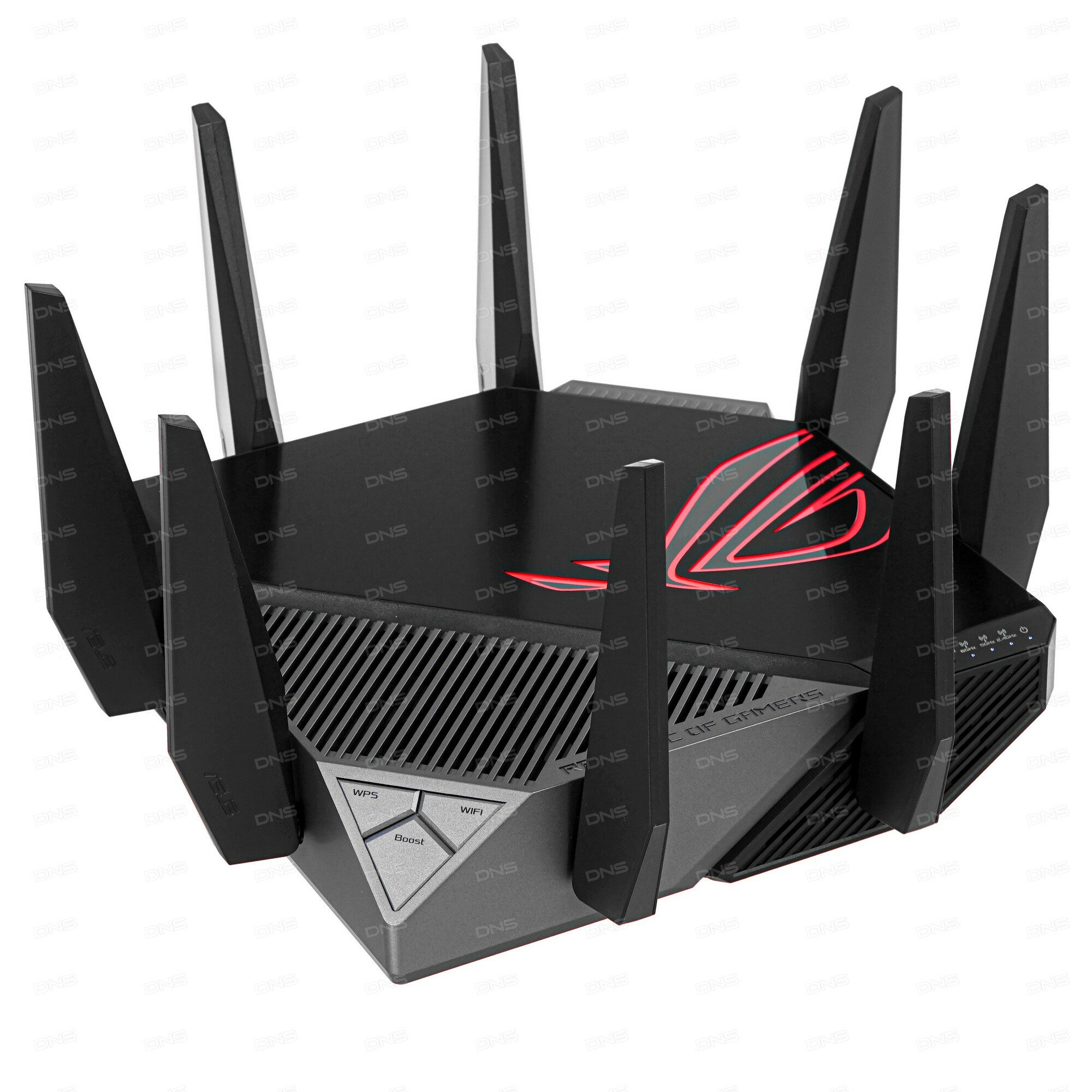 Wi-Fi роутер ASUS GT-AXE11000 4 LAN 100/1000/2500BASE-T black
