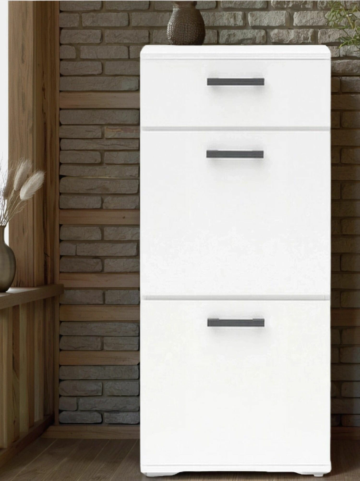 Тумба в прихожую Ника ТВ 500 Белый гладкий