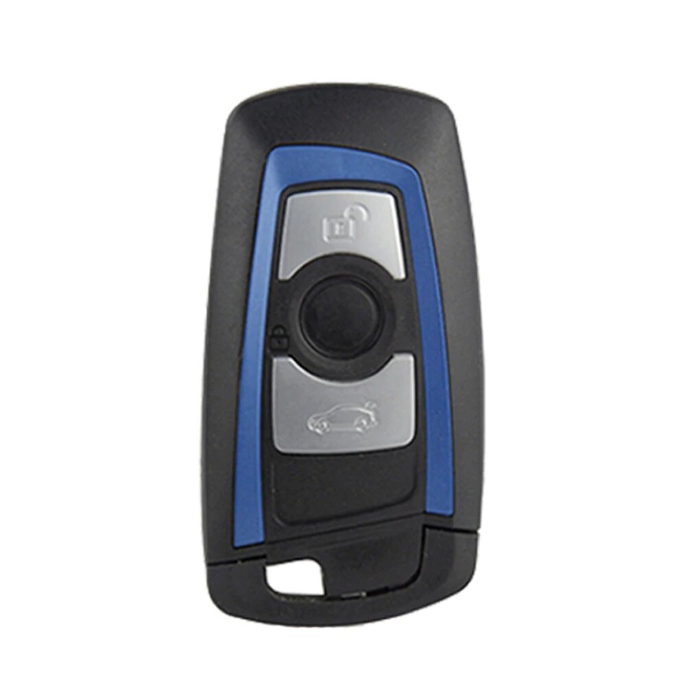 Корпус ключа BMW 3 Button Blue для F30 F32 E60 E90 X5 Z4