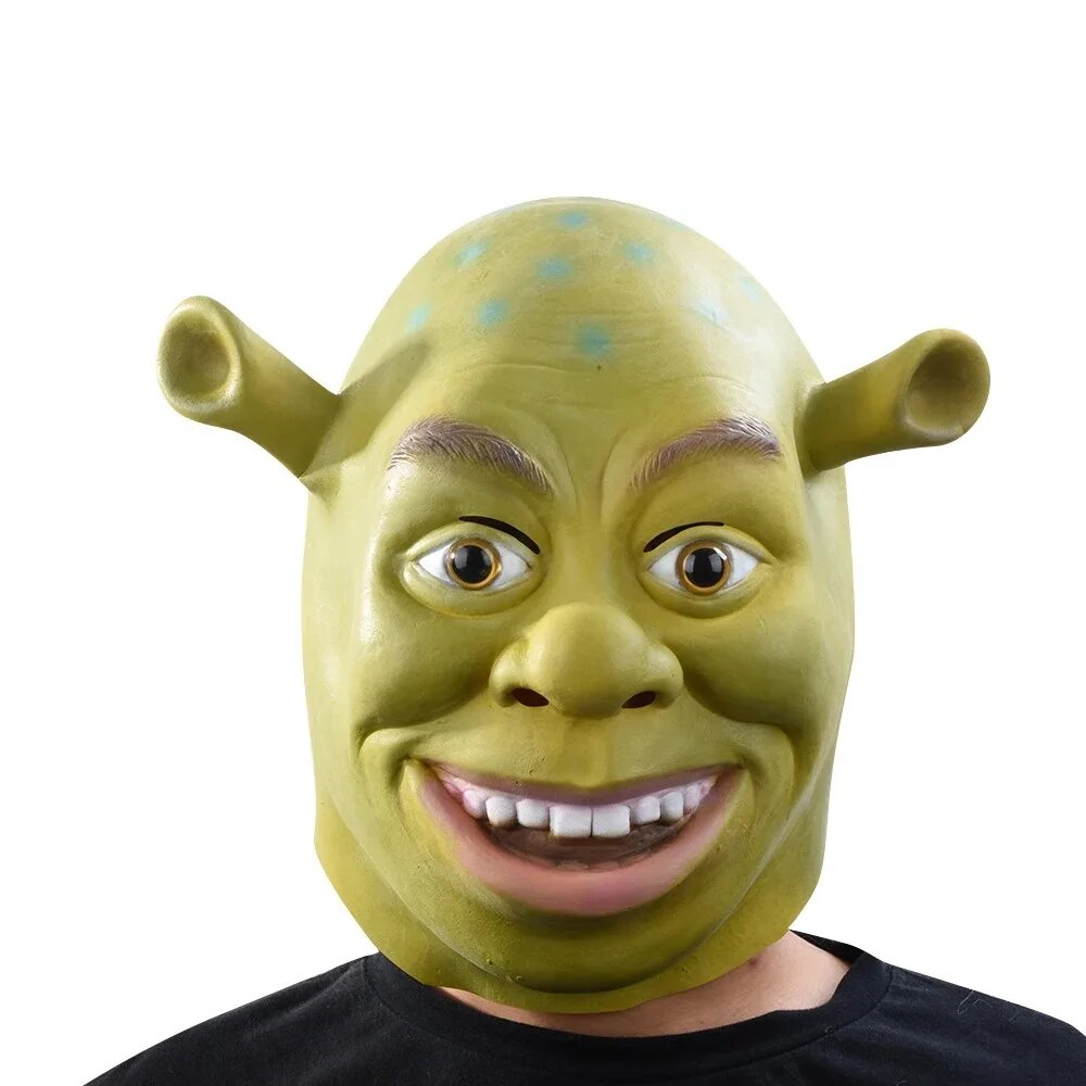 Маска Шрека реалистичная, латекс, цвет: Mask