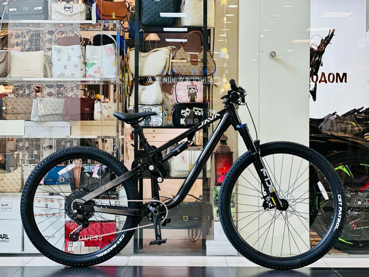 Горный велосипед Java SABBIA, городской, 29/27.5 дюймов / взрослый, мужской и женский для прогулки / скоростной, спортивный велик для подростков серый / черный