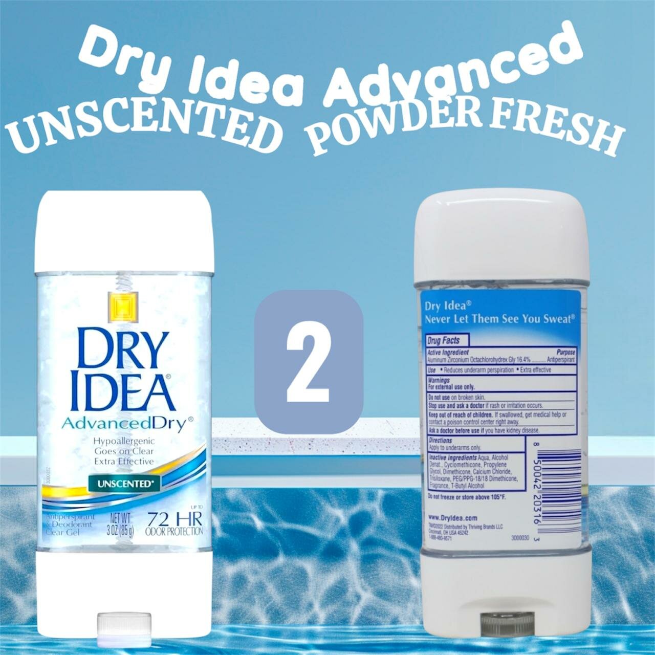 Дезодорант DRY IDEA 2шт, по 85. мл