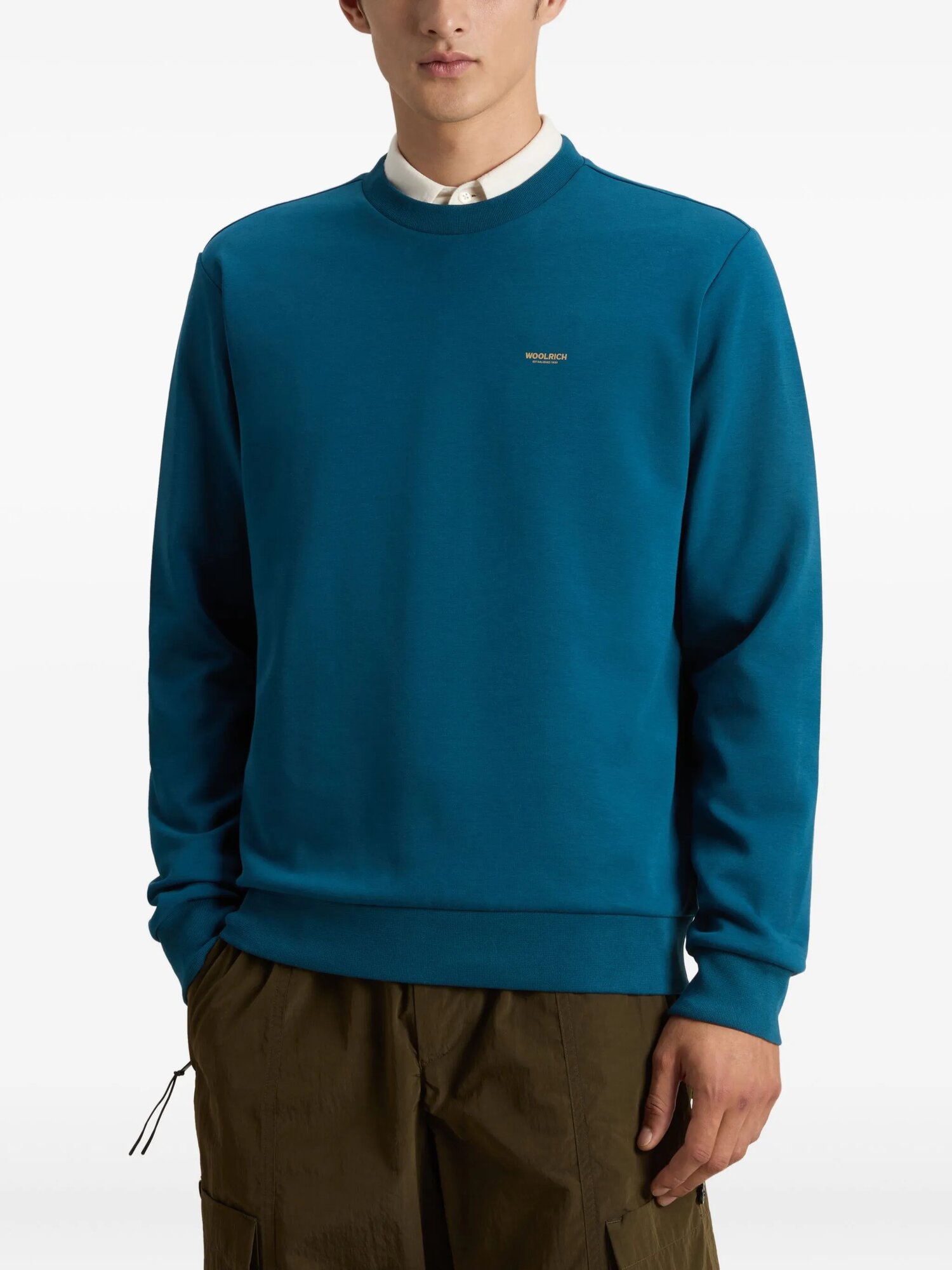 Свитер Woolrich, размер XL, , синий — фото 1