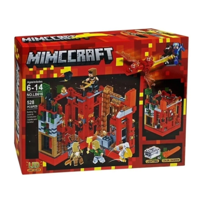 Конструктор, Майнкрафт, Сражение за огненную крепость, LB616