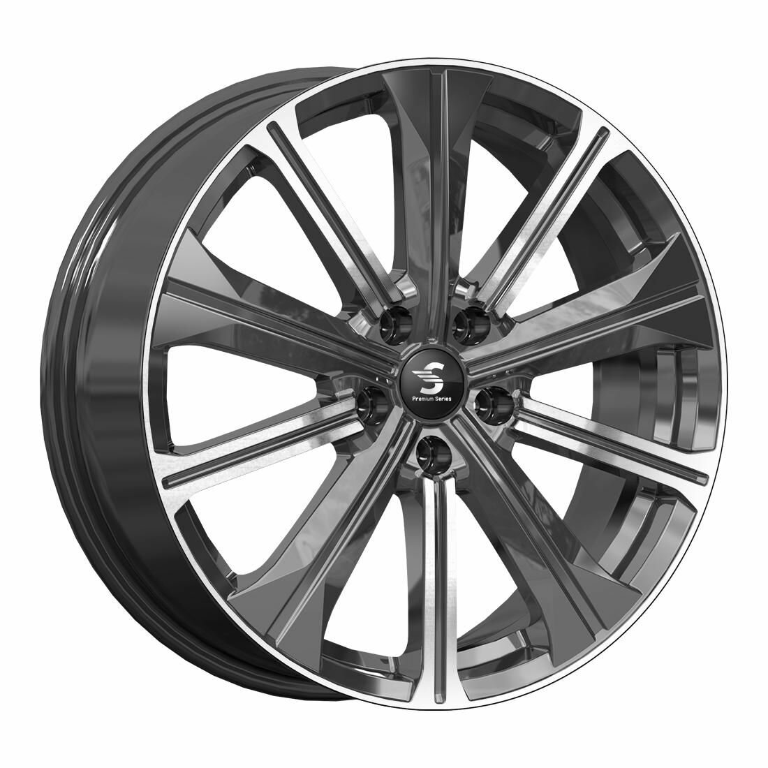 СКАД Premium КР013 (19_Haval Dargo) 19x7 5x114.3 et40 dia66.6 Diamond gloss graphite