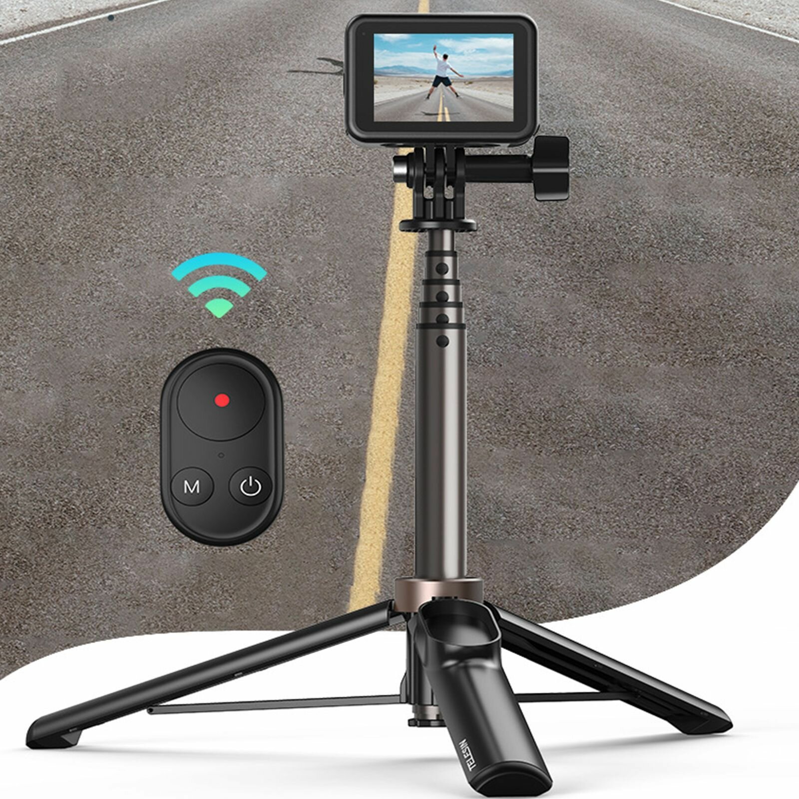 Bluetooth пульт дистанционного управления Selfie Stick MyPads для GoPro10/9/8/MAX спортивная камера