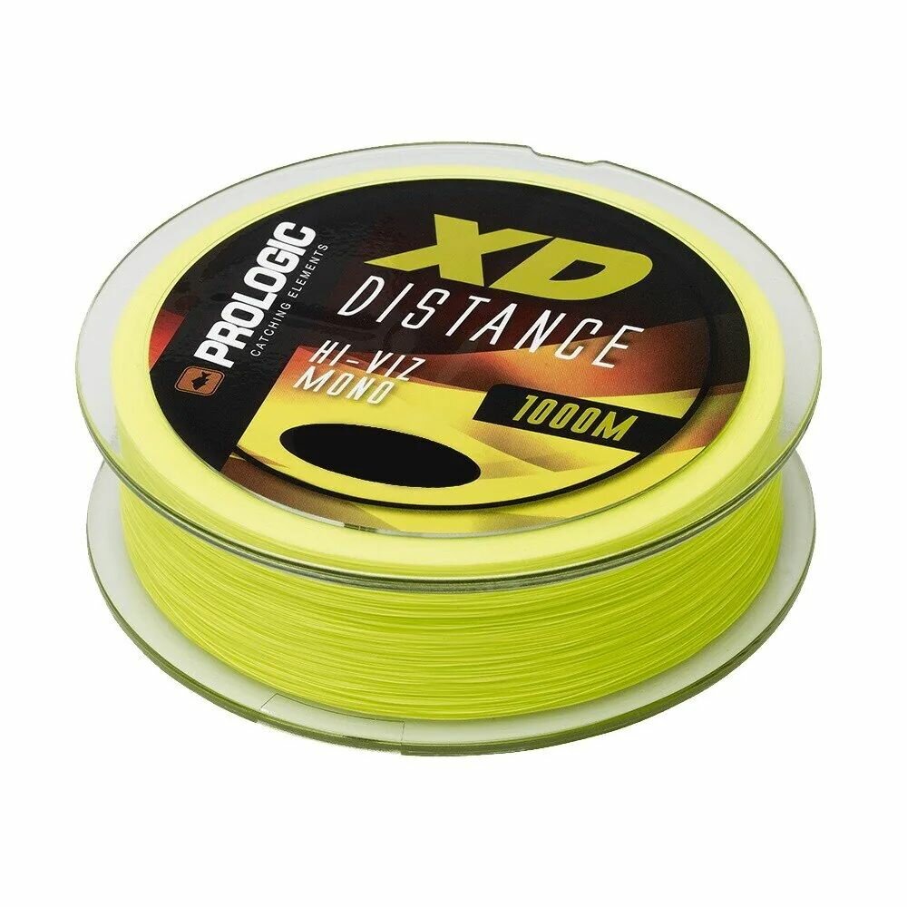 PROLOGIC Леска XD DISTANCE MONO - 0.35mm 1000m 8.1kg - HI-VIZ YELLOW
