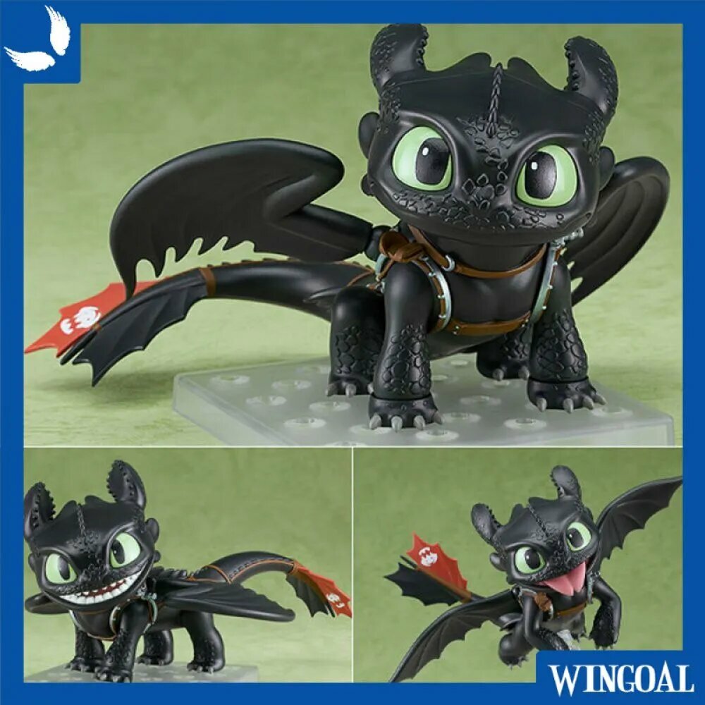 Фигурка Как приручить дракона Беззубик / How to Train Your Dragon Toothless Подарки для болельщиков (8,5 см) 2238