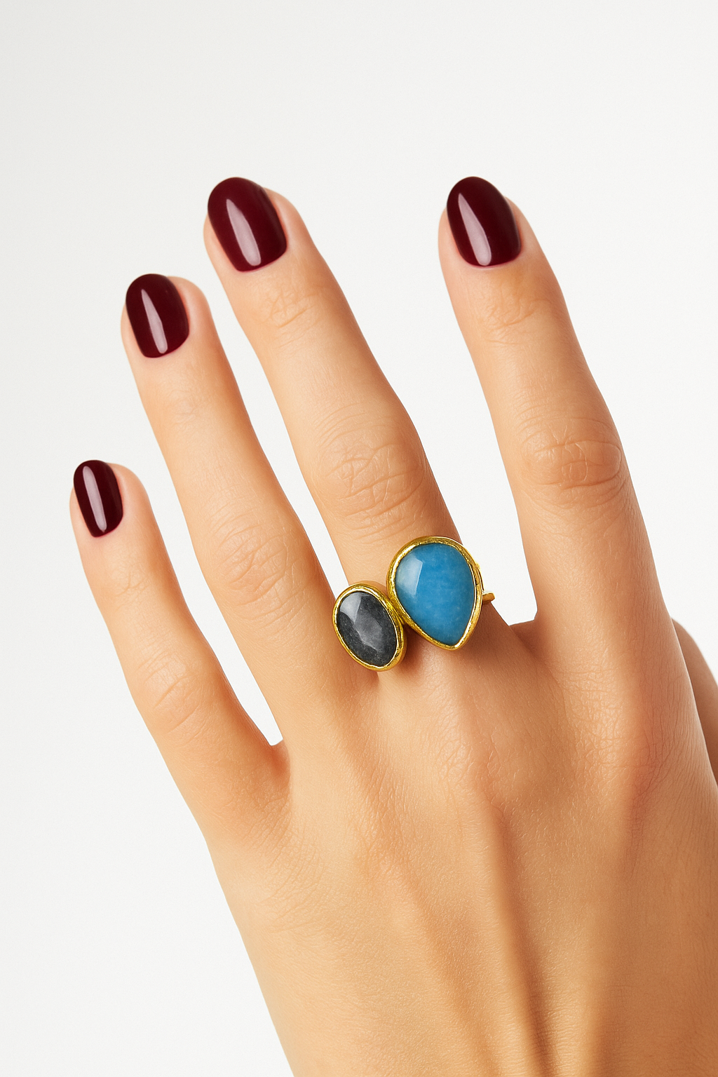 Кольцо, агат