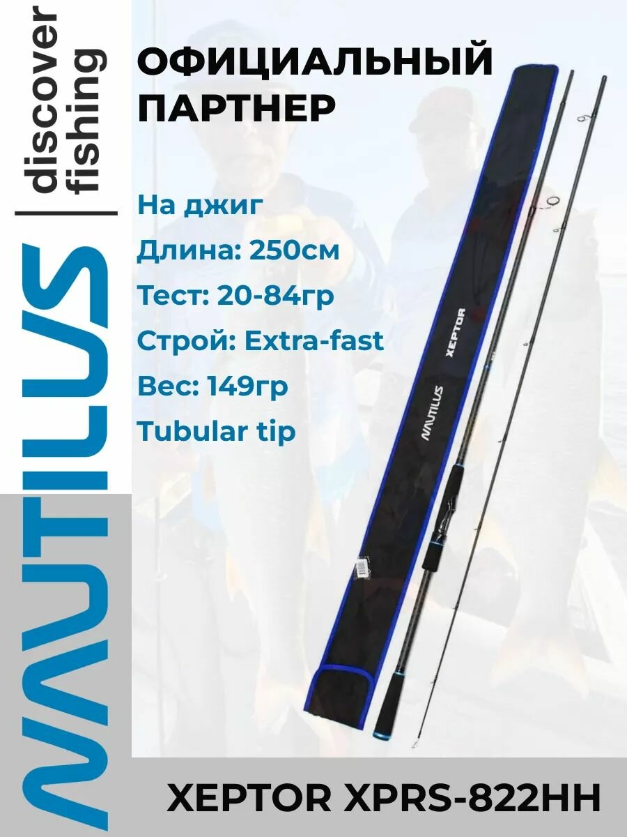 Спиннинг Nautilus Xeptor 250см 20-84гр