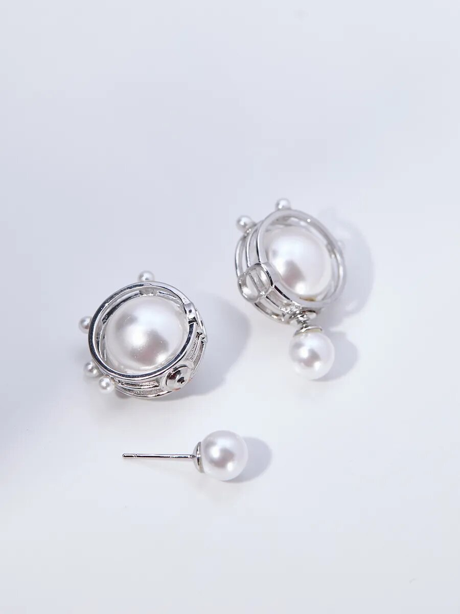 Серьги двусторонние