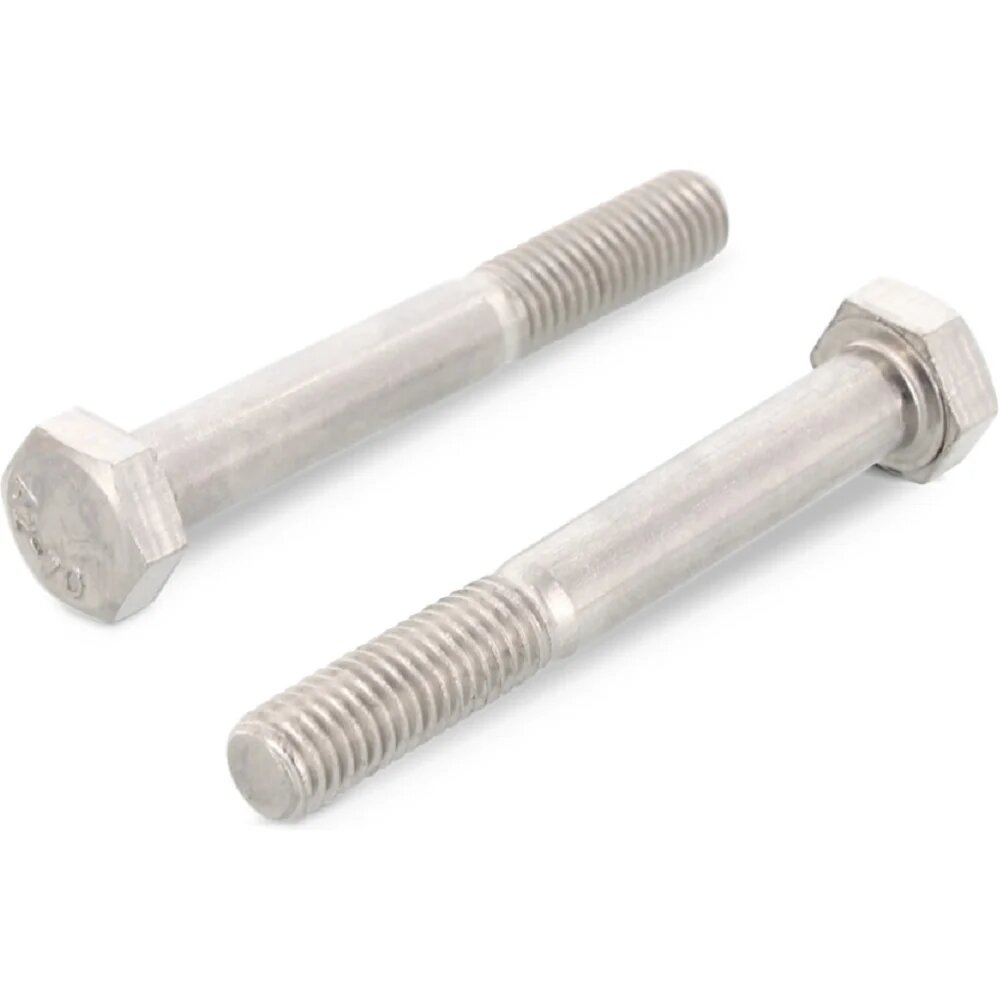 Metiz-A2 Болт, DIN 931 M24x110 мм, А2, нерж, шестигранная голова, 1 шт 931224110 1