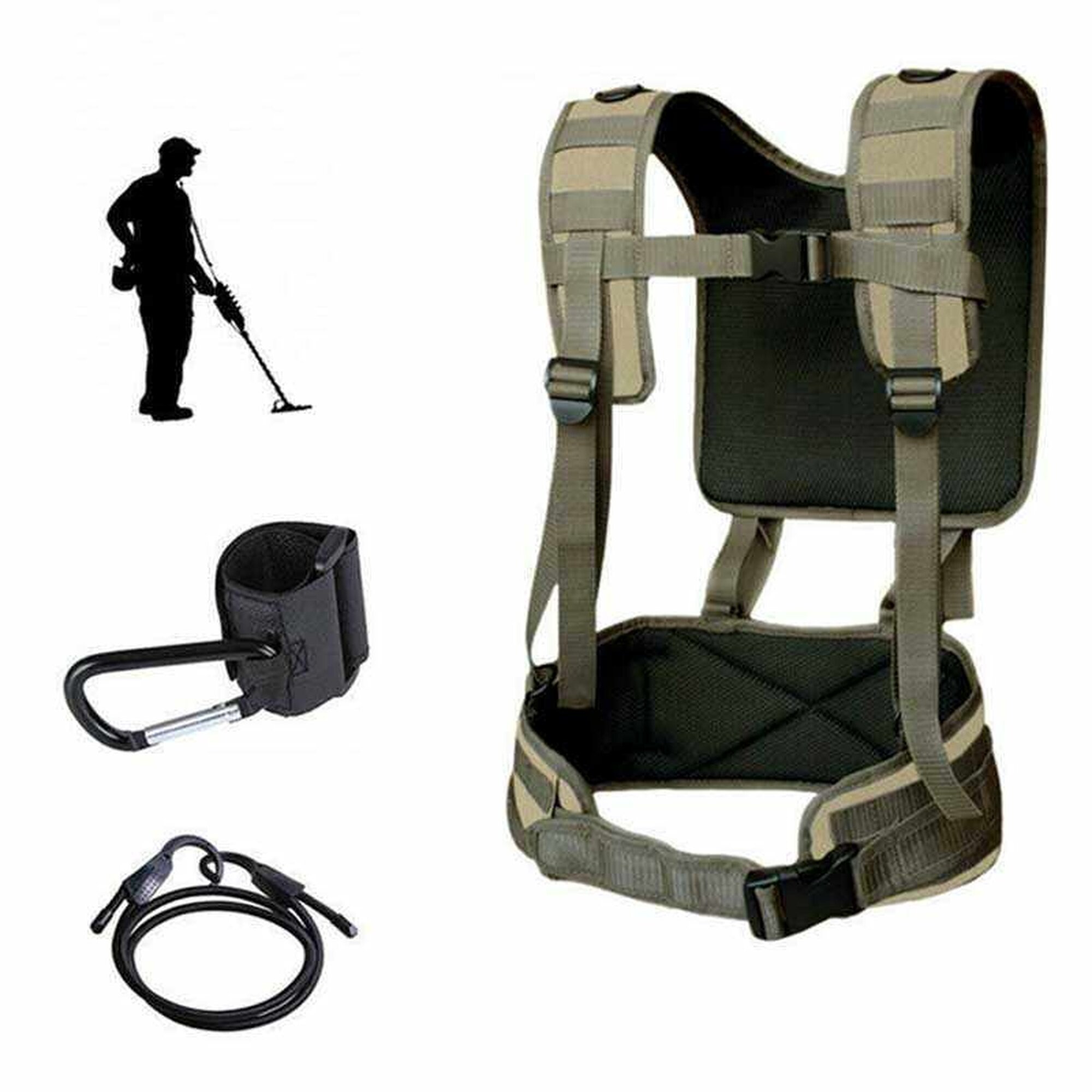 Разгрузочный жилет SHRXY для металлоискателя комфорт и легкость в поиске