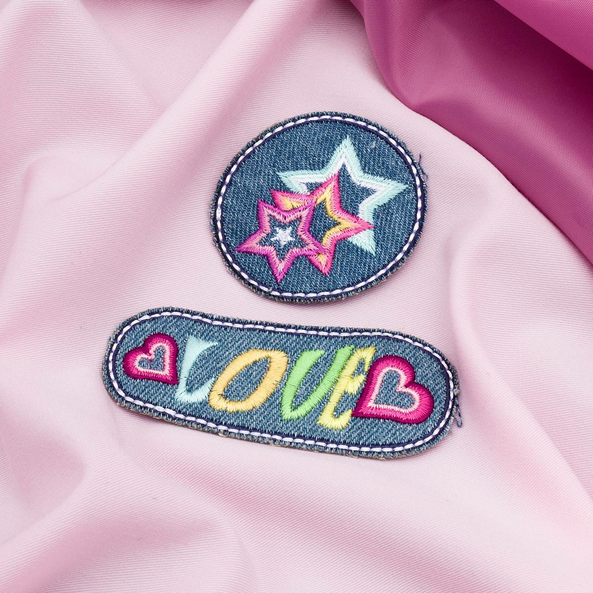 Заплатка для одежды термоклеевая, термоаппликация Prym, 2 штуки