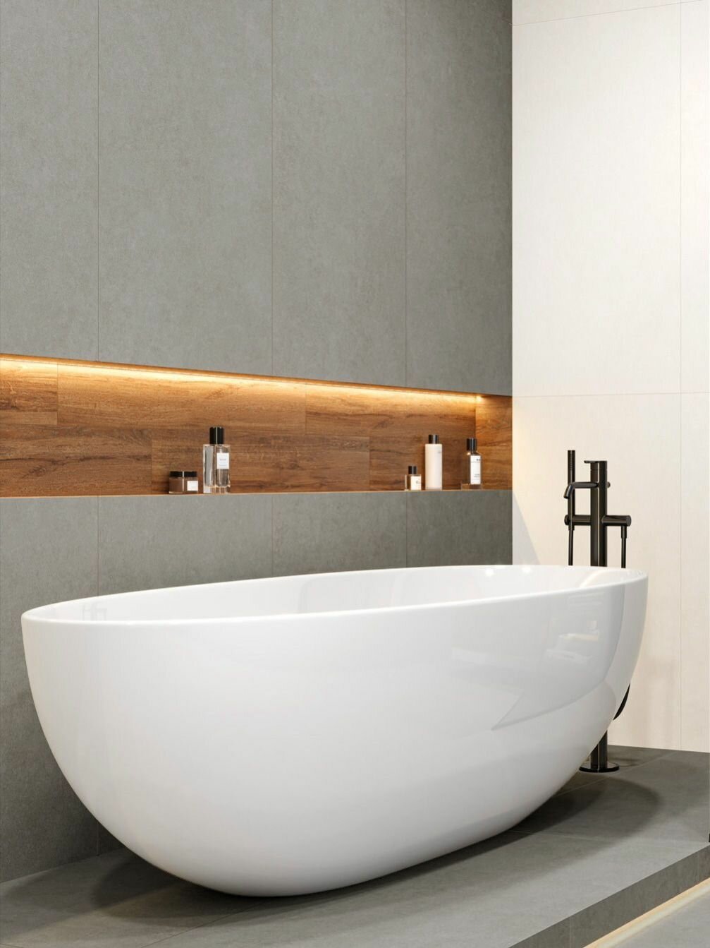 Керамогранит под бетон ALMA CERAMICA BOND GFU60120BND47R матовый 600x1200