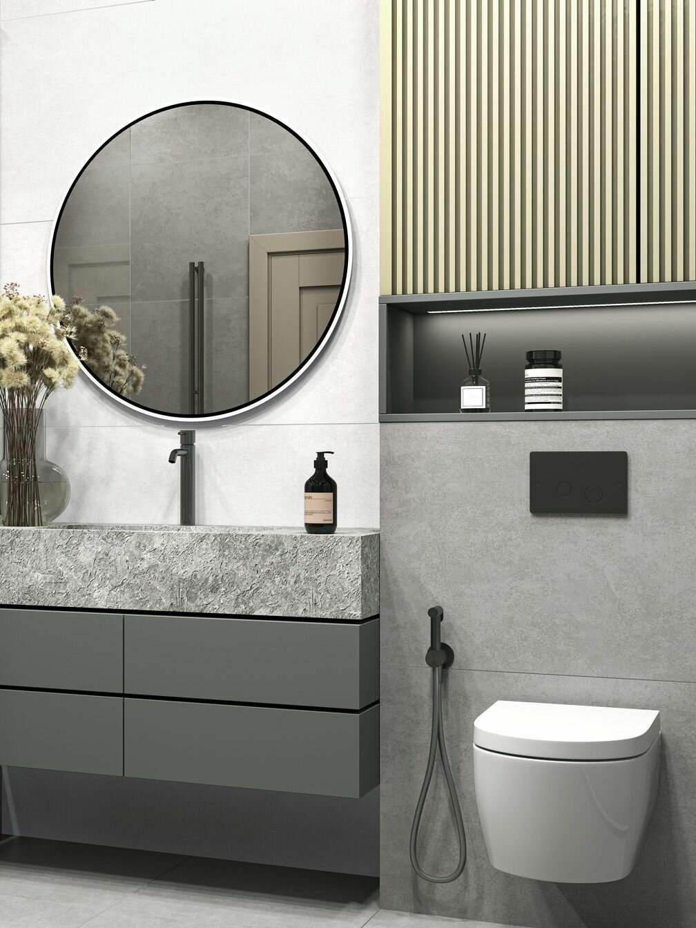 Керамогранит под бетон ALMA CERAMICA BETON PRO GFU60120BTP07R матовый 600x1200