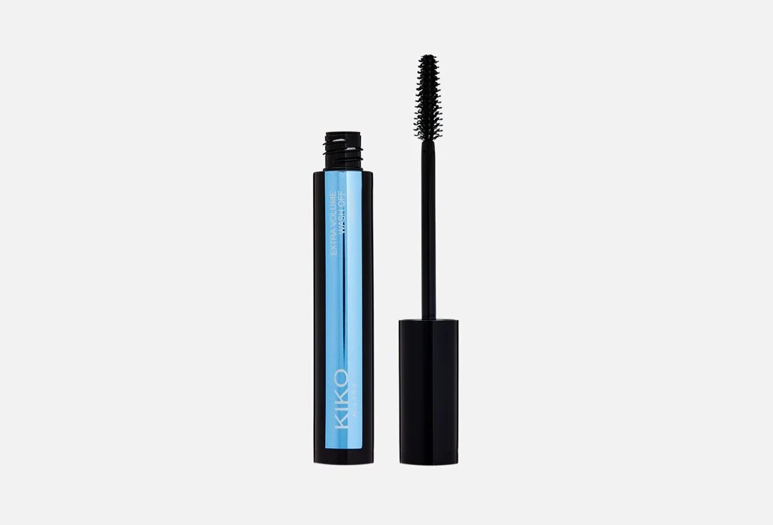 Тушь для ресниц KIKO MILANO EXTRA VOLUME WASH OFF MASCARA, оттенок черный, 10 мл