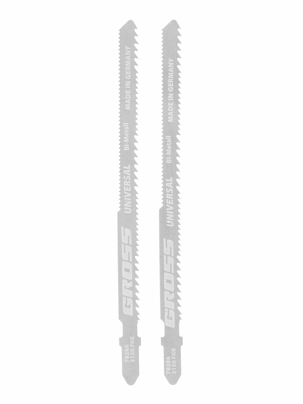 Полотна для электролобзика универсальные Gross двухсторонние, фигурный рез, 2 шт (3150 - FKR) 78286