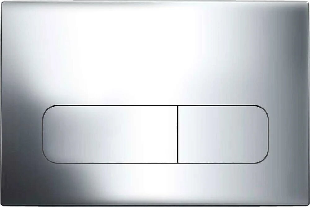 Кнопка смыва для унитаза Vincea VFP-002CH хром, матовая, кнопка для инсталляции, двойной смыв