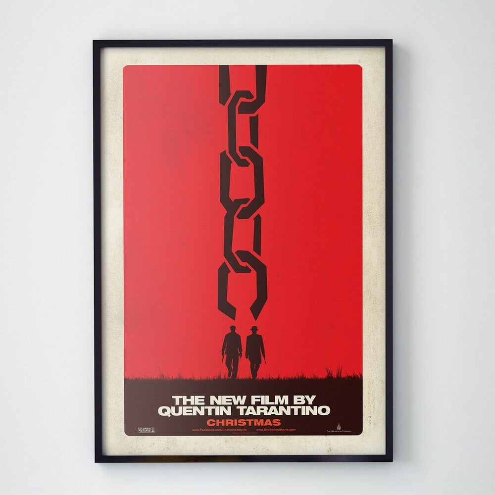 Плакат, постер Джанго, Django на бумаге, размер 21х30см