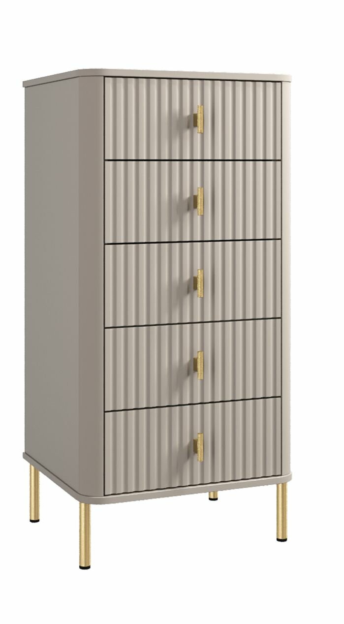 Комод для одежды, комод Юта, серо-коричневый