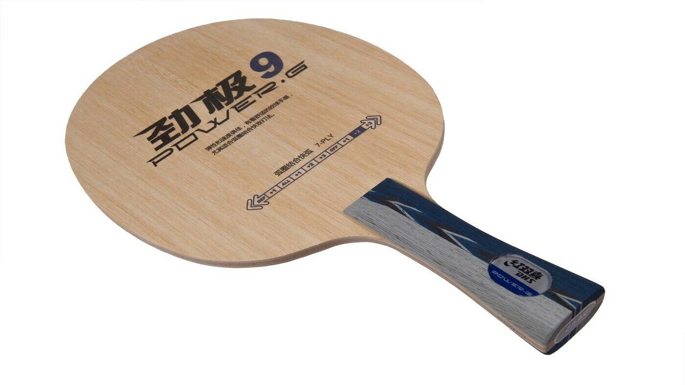 Основание для ракетки настольного тенниса DHS Power G9, ручка FL(CONC)