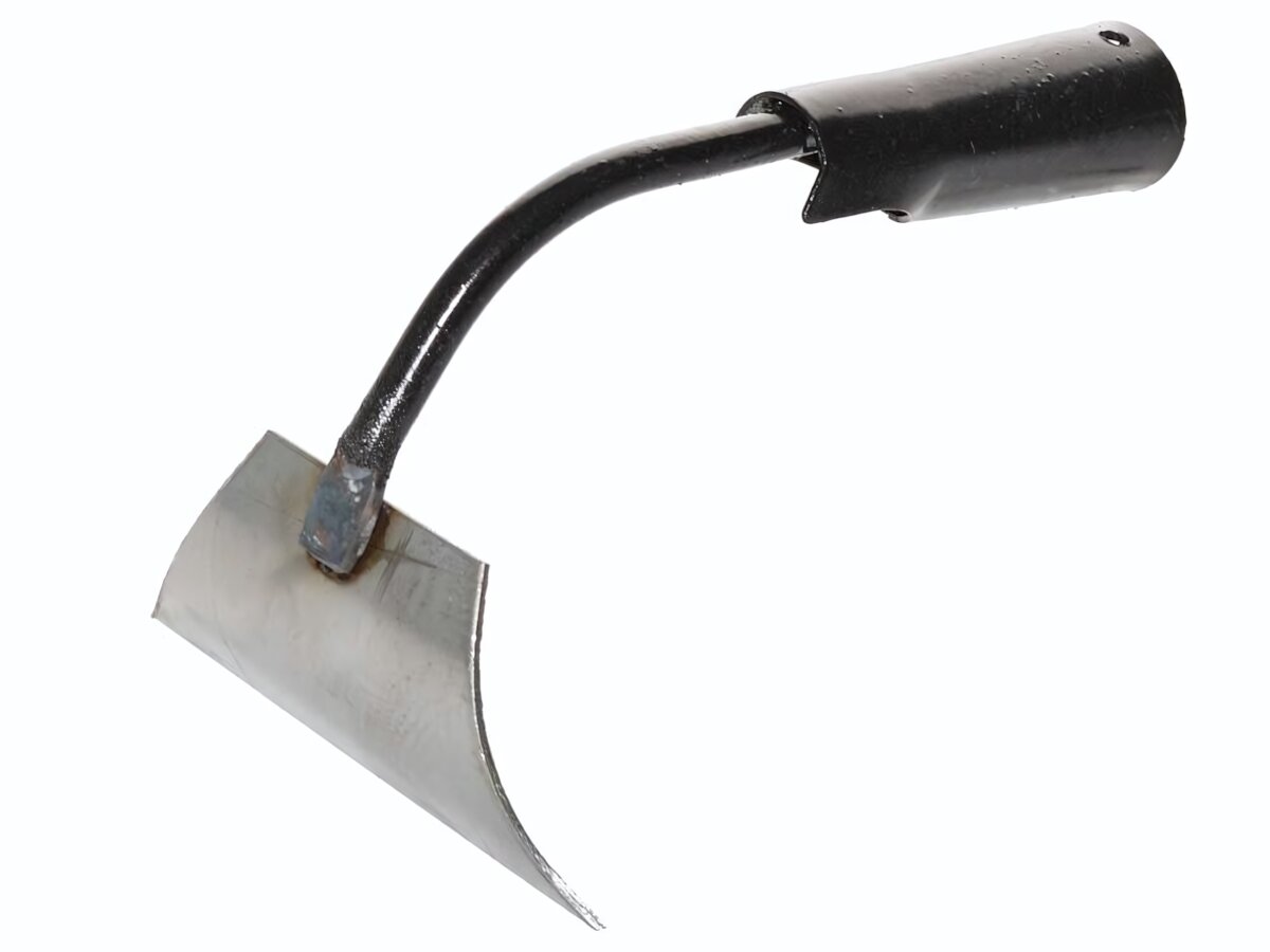 Тяпка садовая нержавеющая сталь 110х50мм, прочная, для обработки почвы