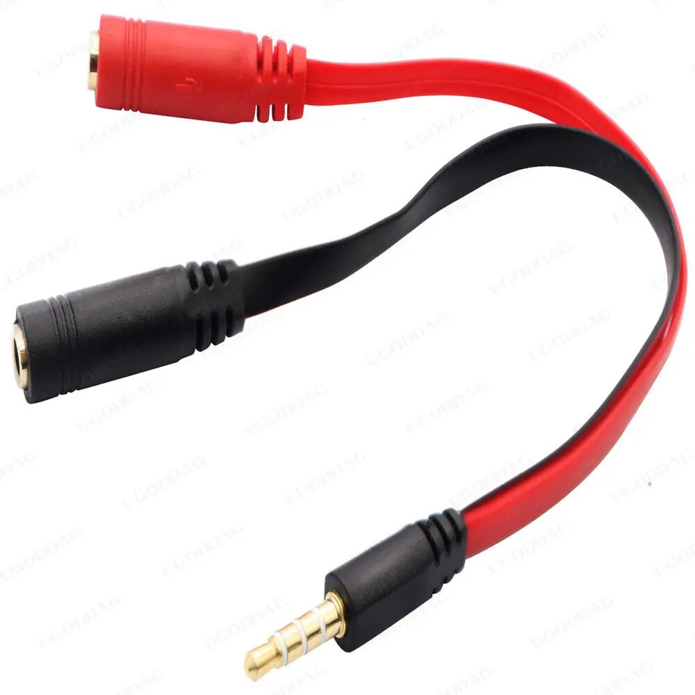 Аудио Y-splitter кабель 3,5 мм 2 PCS