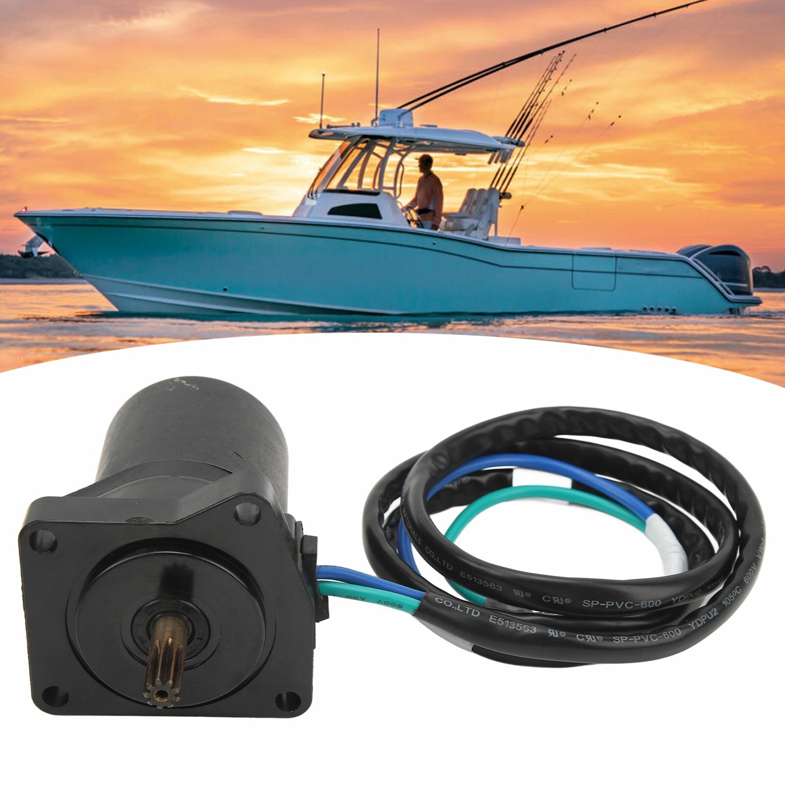 Двигатель наклона трима 65 Вт 43880 10 Узел наклона трима для подвесного мотора 25 л. с. 30 л. с. 40 л. с. F20 F25 F30 F40 F45