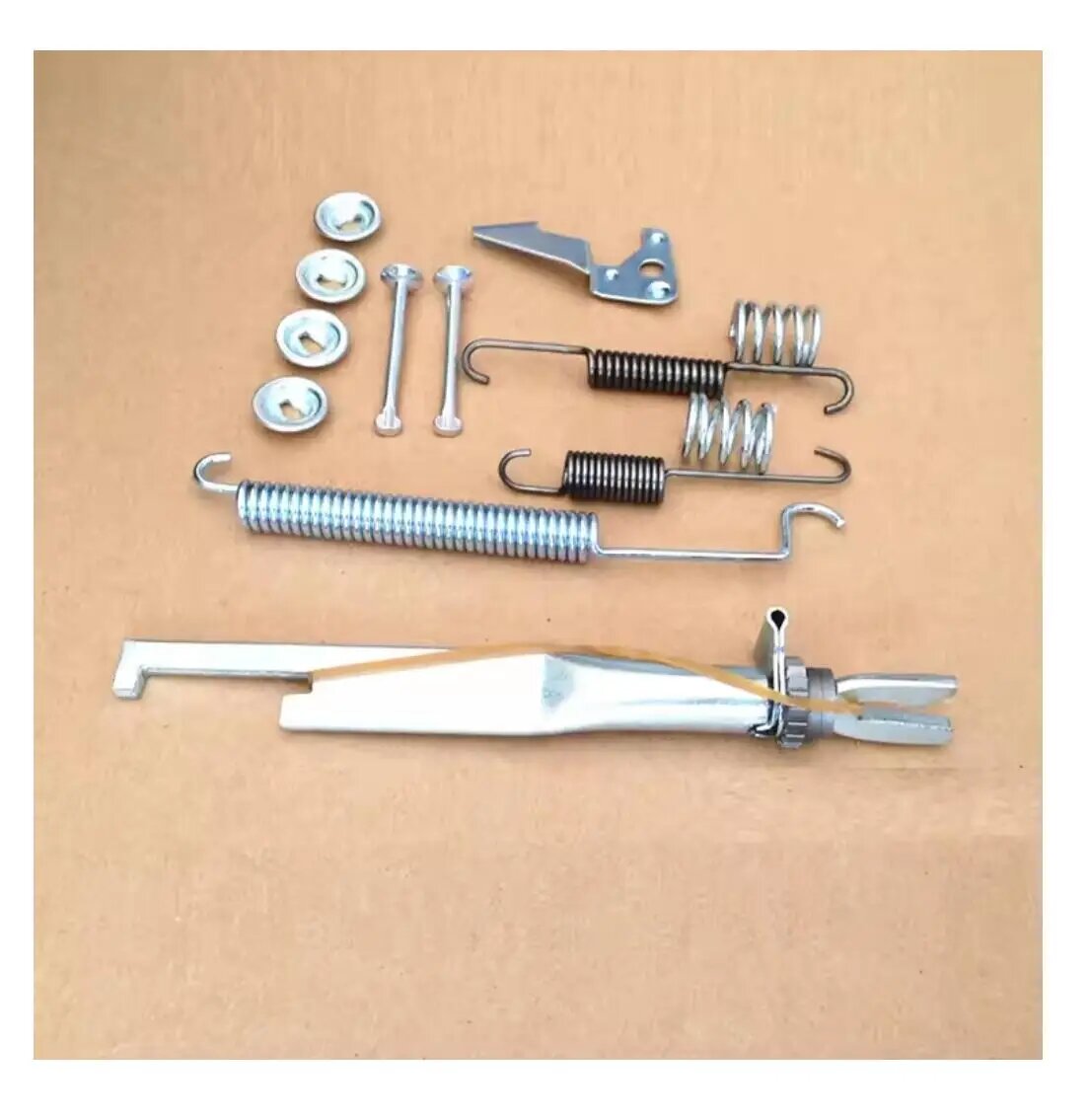 Ремкомплект задних тормозных колодок, винт, пружинная часть, левая/правая сторона для китайского HAIMA M3, автозапчасти для двигателя left