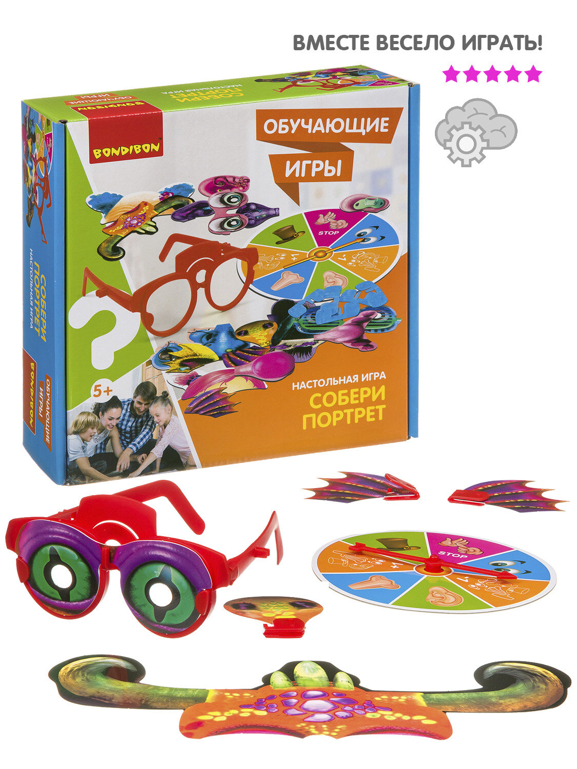 Настольная игра Bondibon Обучающие игры Собери портрет